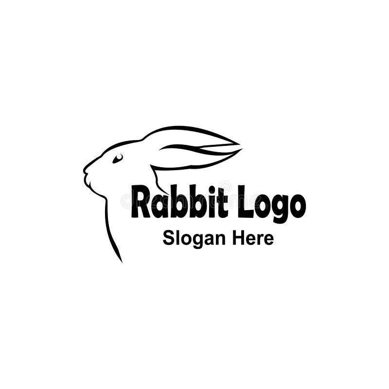 Rabbit Logo Icon Vector Design Stock Vector - Illustration of graphic ...
