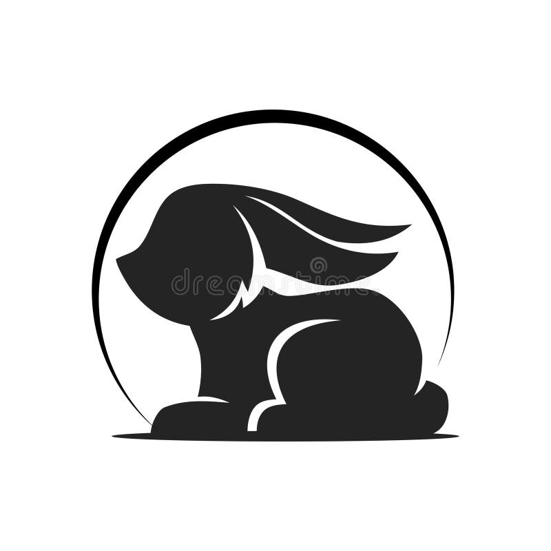 Rabbit Logo Template Isolated. Brand Identity. Icon Abstract Vector ...