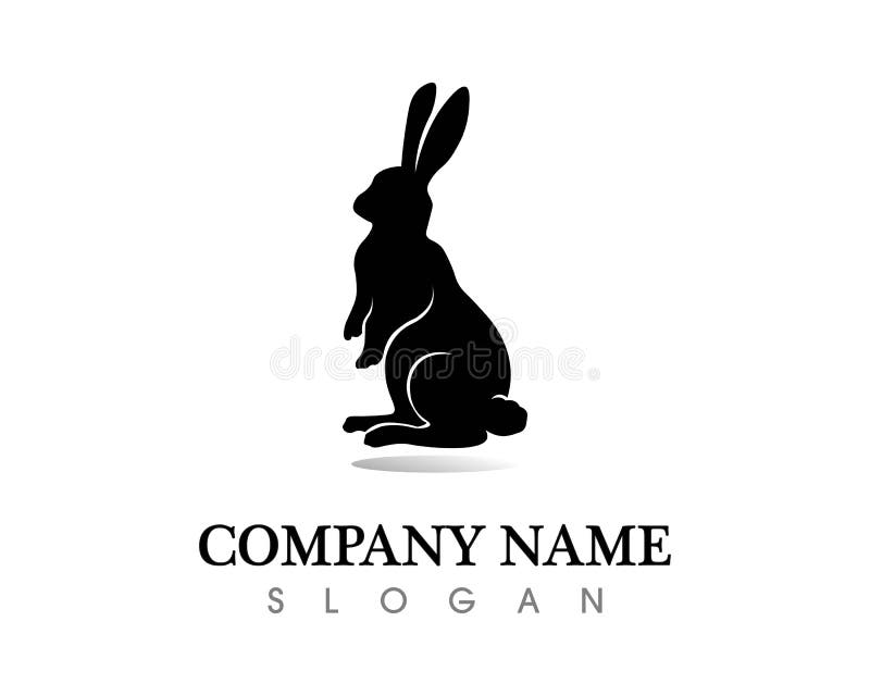 Rabbit Logo Template Vector Icon Design Stock Illustration ...