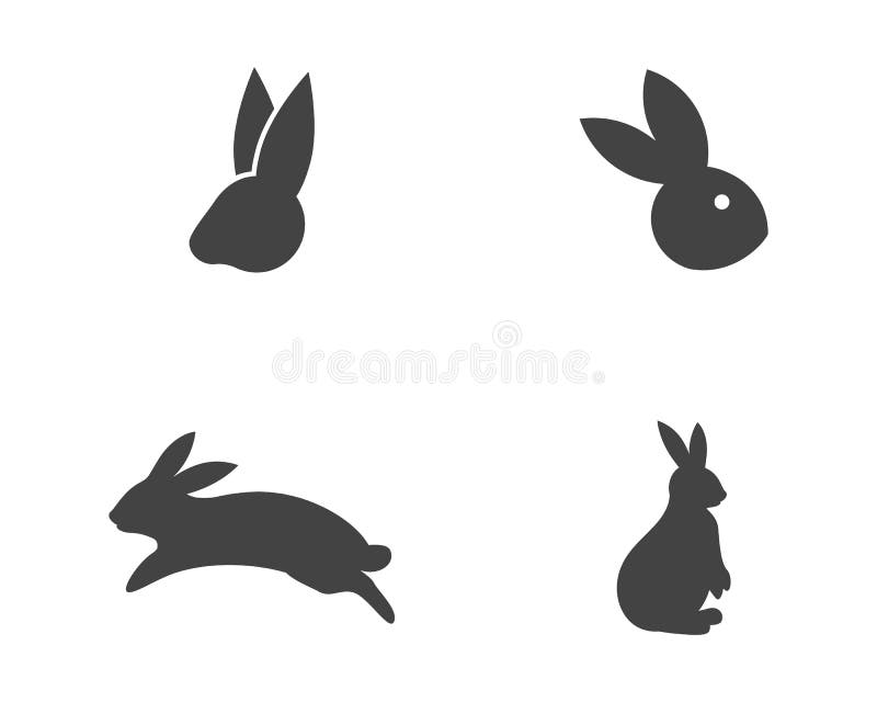 Rabbit Logo Simple Minimalist Design, Modern Rabbit Logo Design ...