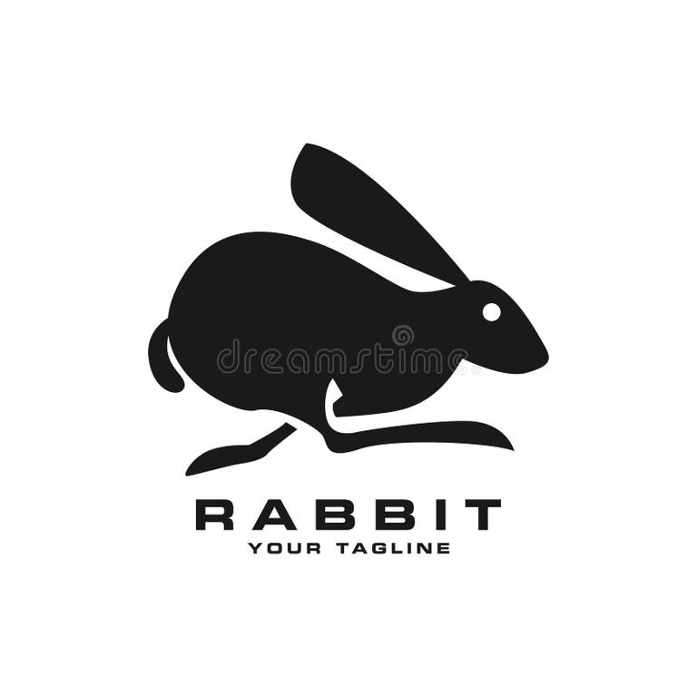 Rabbit Logo Vector Design Template Basic RGB Stock Illustration ...