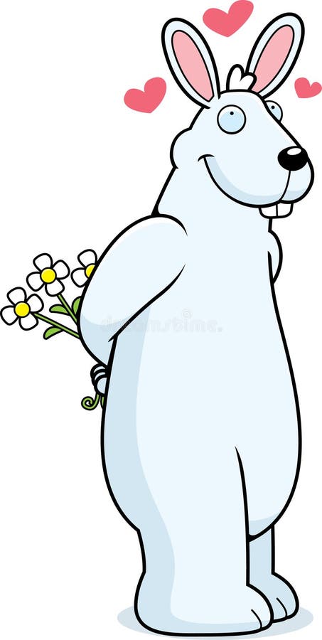 Rabbit in Love stock vector. Illustration of love, cartoon - 14480352