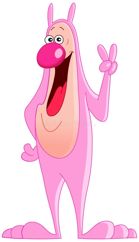 Rabbit man stock vector. Illustration of celebration - 13271174