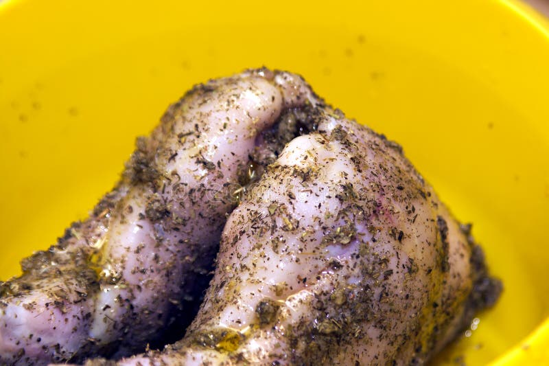 Rabbit meat stock photo. Image of seasoning, tasty, delicious - 46966642