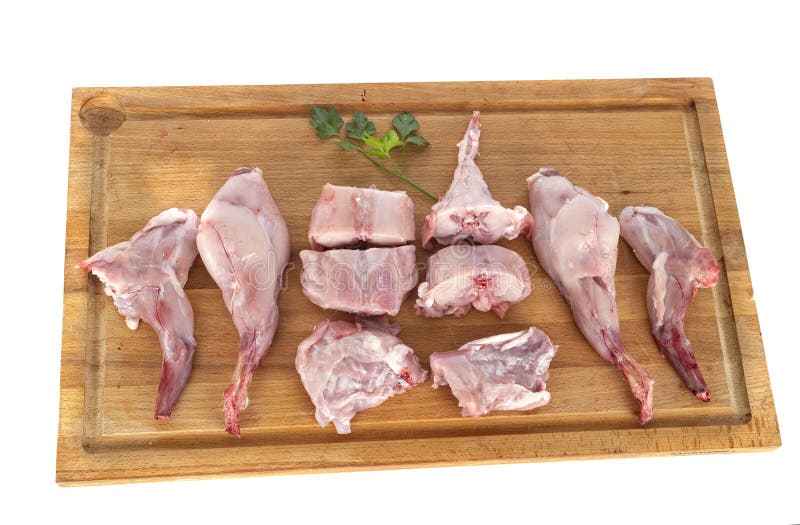 Rabbit meat in studio stock photo. Image of background - 181592460