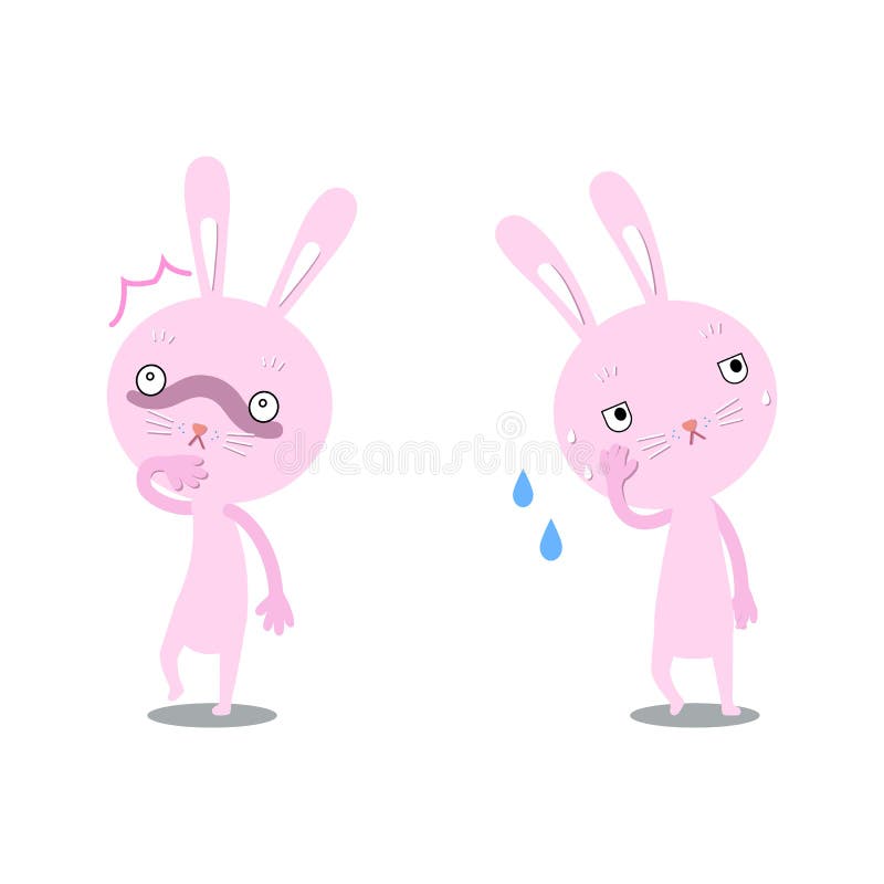 Scared Rabbit Stock Illustrations – 267 Scared Rabbit Stock ...
