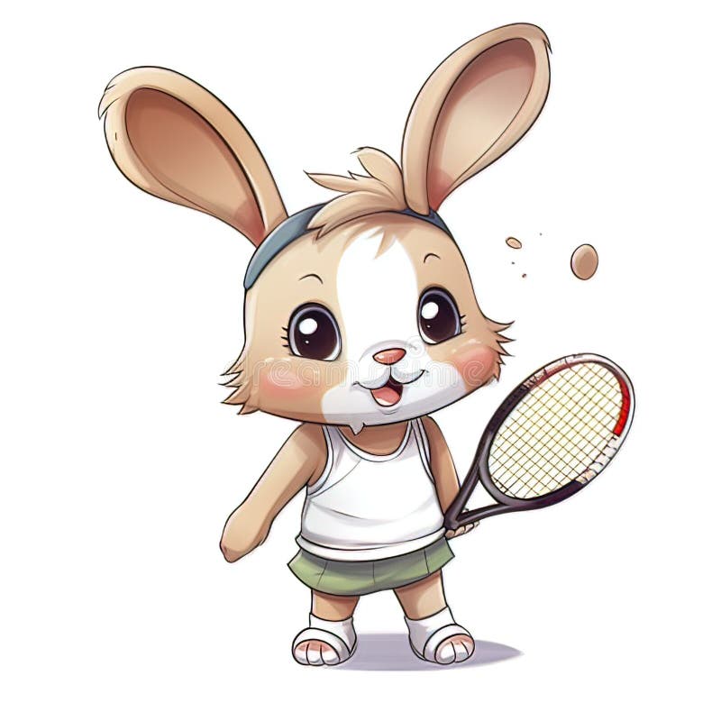 Rabbit Playing Tennis Stock Illustrations – 43 Rabbit Playing Tennis ...