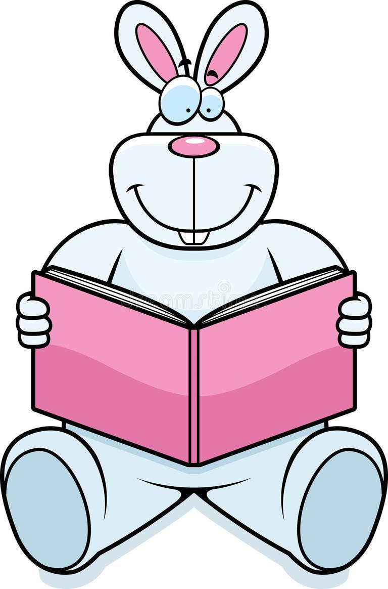 Cartoon Rabbit Reading Book Stock Illustrations – 1,233 Cartoon Rabbit ...