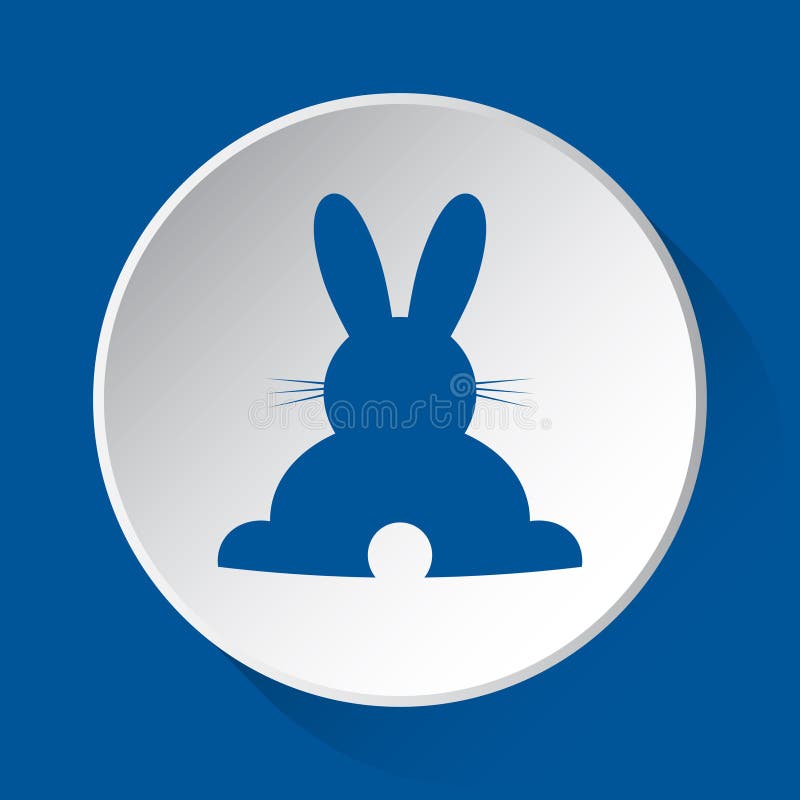 Cute Easter Bunny Rabbit Back View Stock Illustrations – 98 Cute Easter ...