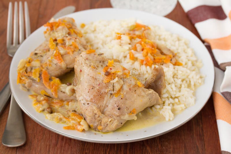 Rabbit Rice stock photo. Image of tasty, cooked, noodle - 224263700