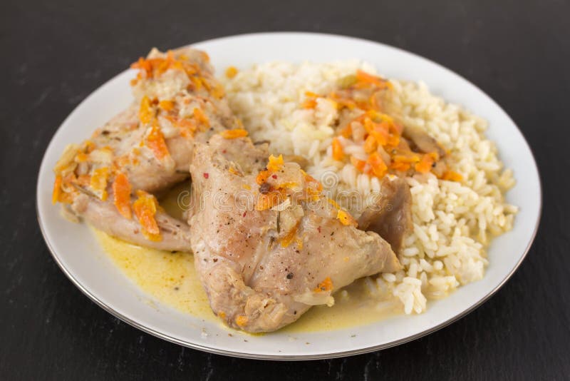 Rabbit Rice stock photo. Image of tasty, cooked, noodle - 224263700