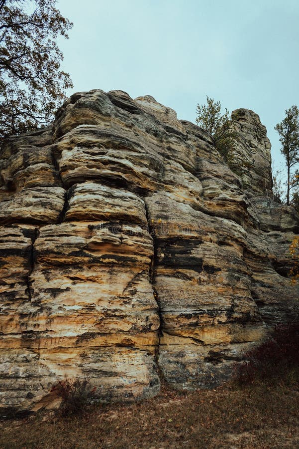 Rabbit Rock Wisconsin stock image. Image of wood, wall - 262478243