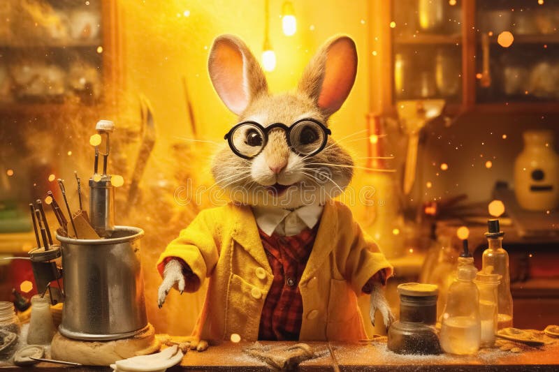 Bunny Scientist Stock Illustrations – 80 Bunny Scientist Stock ...