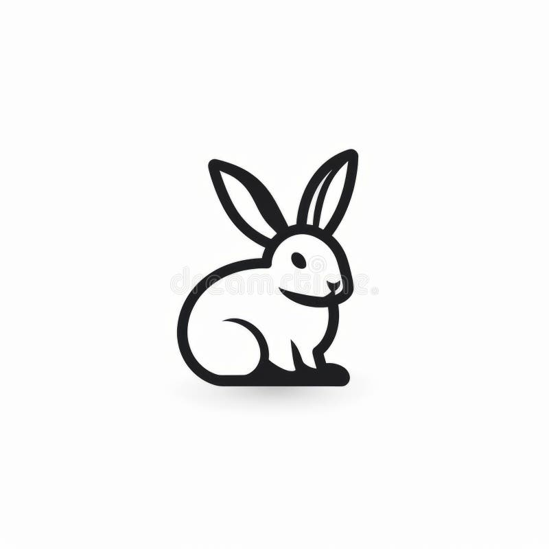 White Rabbit Icon Vector Illustration for Innovative Page Design Stock ...