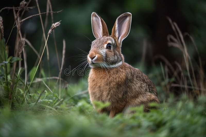 Bunny Tall Grass Stock Illustrations – 60 Bunny Tall Grass Stock ...