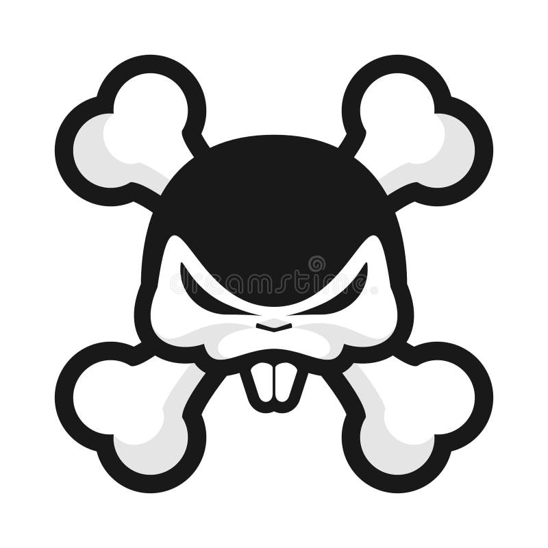 Rabbit skull 2 stock vector. Illustration of danger, rabbit - 3255692