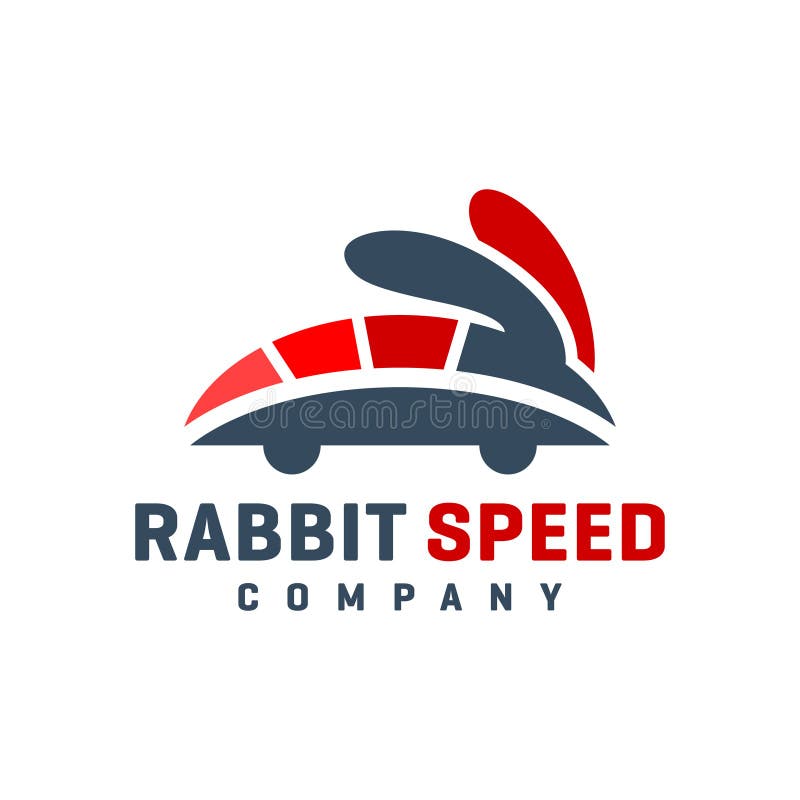 Rabbit speed animal logo stock illustration. Illustration of animal ...