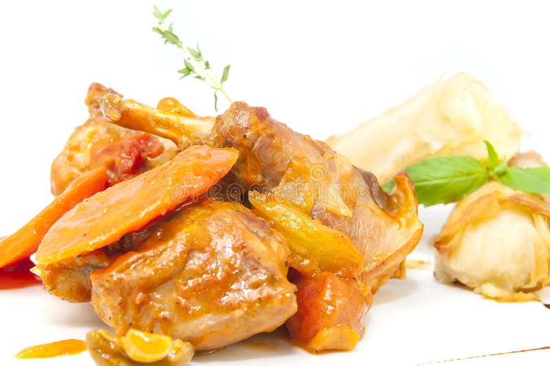 Rabbit stew stock photo. Image of grilled, fresh, potatoes - 33584318