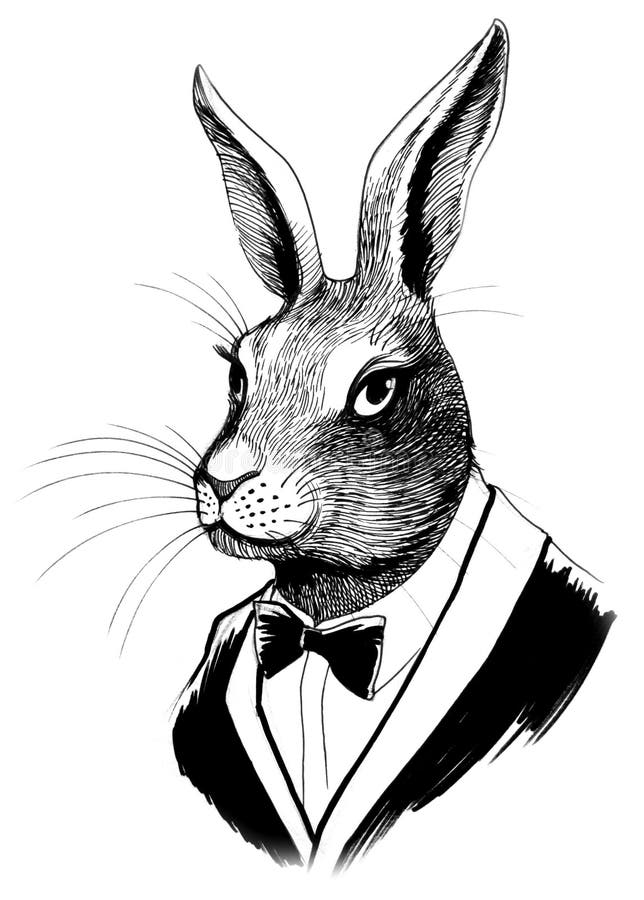 Ink Rabbit Stock Illustrations – 2,952 Ink Rabbit Stock Illustrations ...