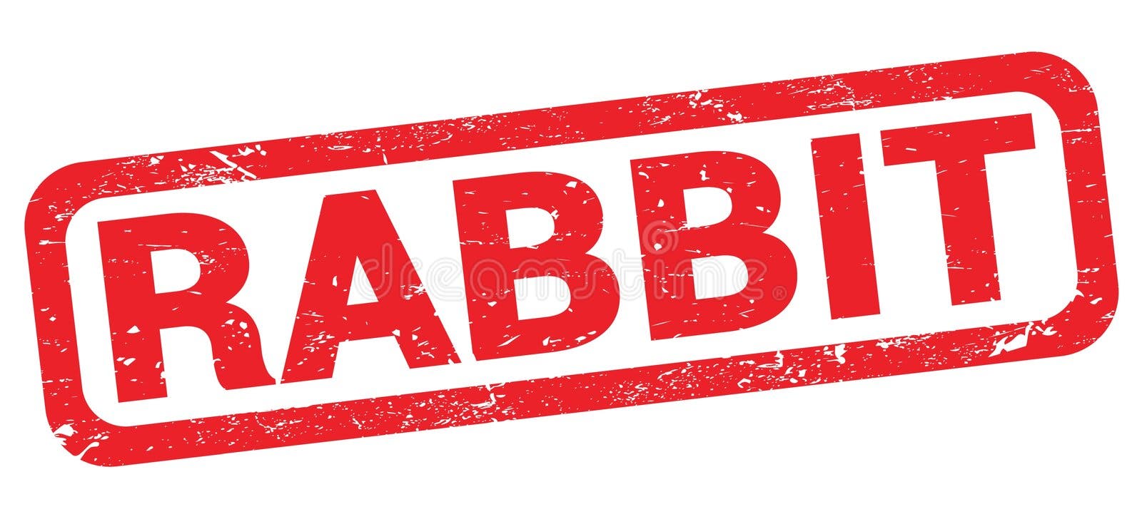 Rabbit - text, calligraphy stock illustration. Illustration of bunny ...