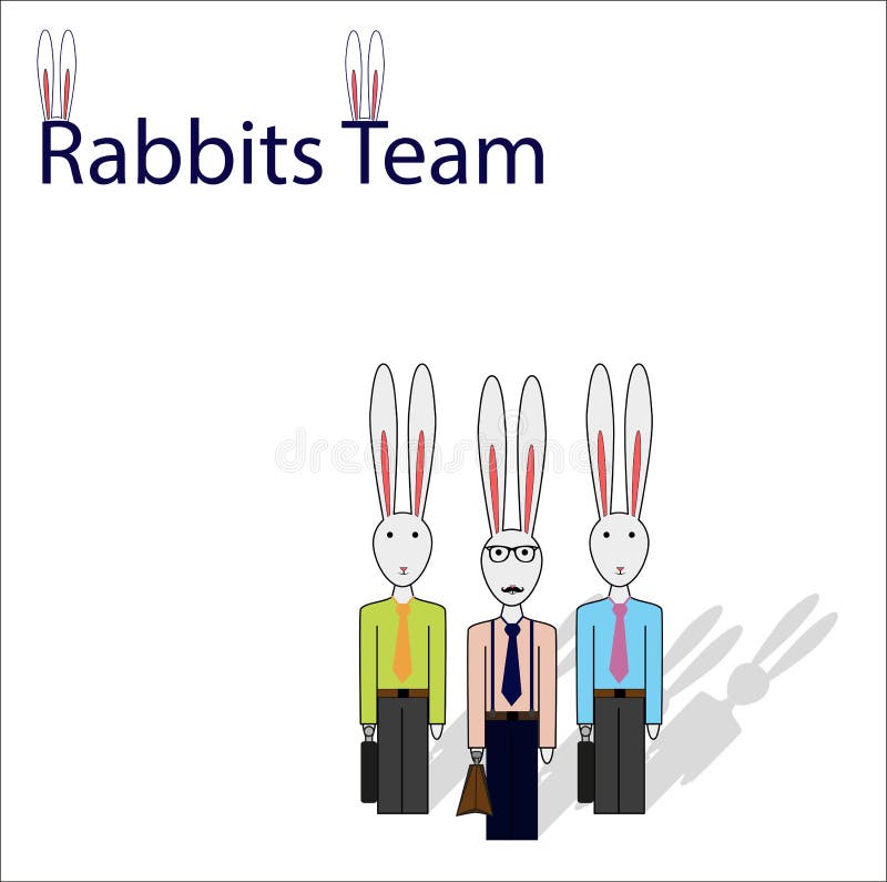 Rabits Stock Illustrations – 108 Rabits Stock Illustrations, Vectors ...