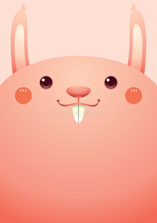 Rabbit. Vector Illustration Decorative Background Design Stock ...