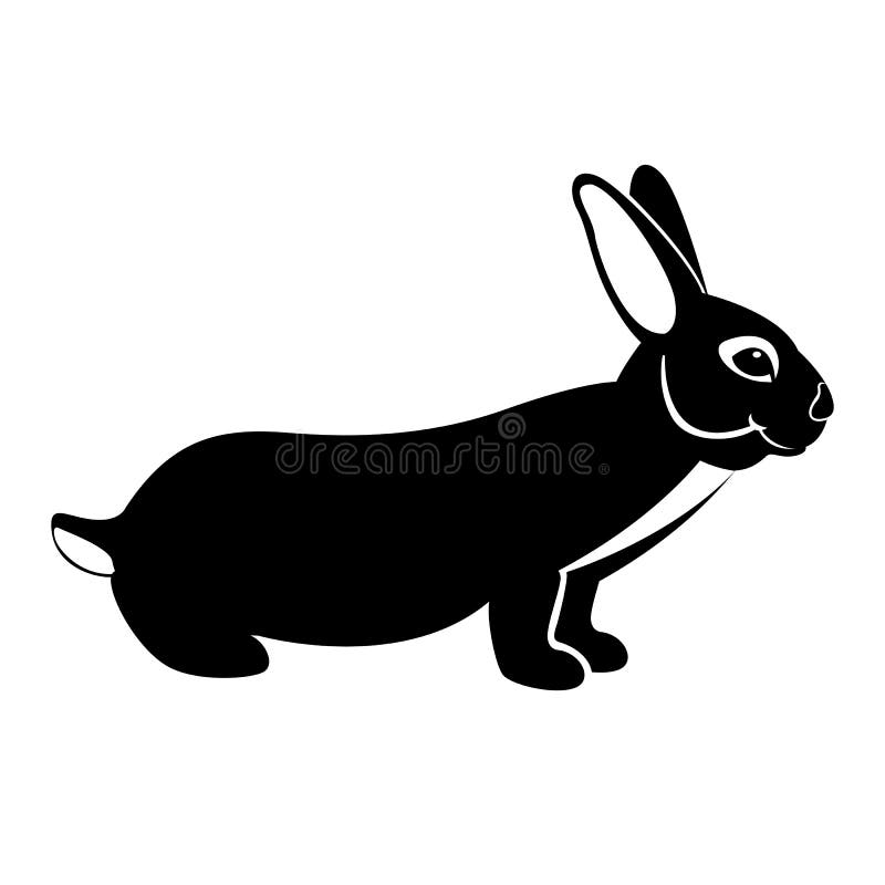 Rabbit Profile Stock Illustrations – 1,046 Rabbit Profile Stock ...