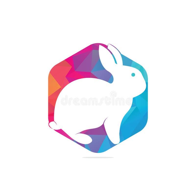 Rabbit vector logo design. stock vector. Illustration of business ...