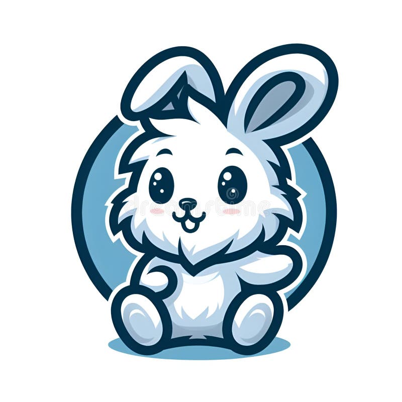 A Rabbit Vector Mascot Logo Stock Illustration - Illustration of angry ...