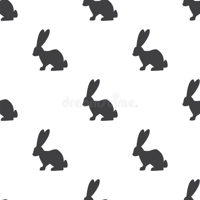 Rabbit Abstract Isolated White Backgrounds Stock Illustrations – 123 ...