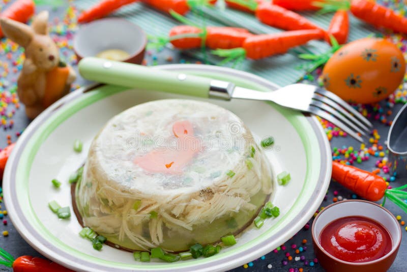 Vegetable aspic stock photo. Image of eating, food, cold - 14789768