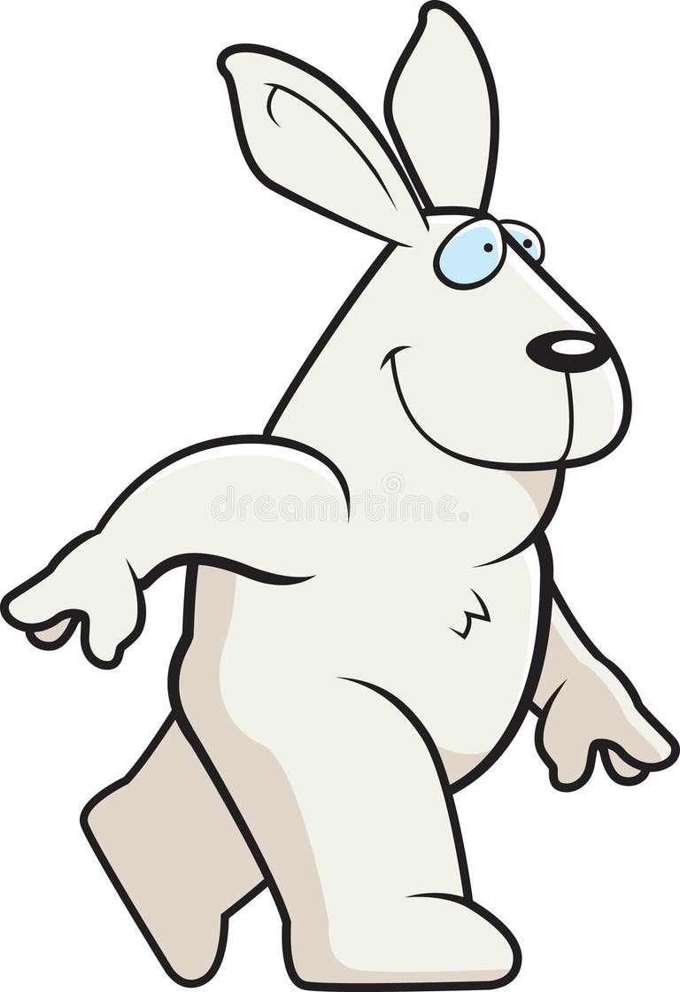 Walking Rabbit Stock Illustrations – 1,361 Walking Rabbit Stock ...
