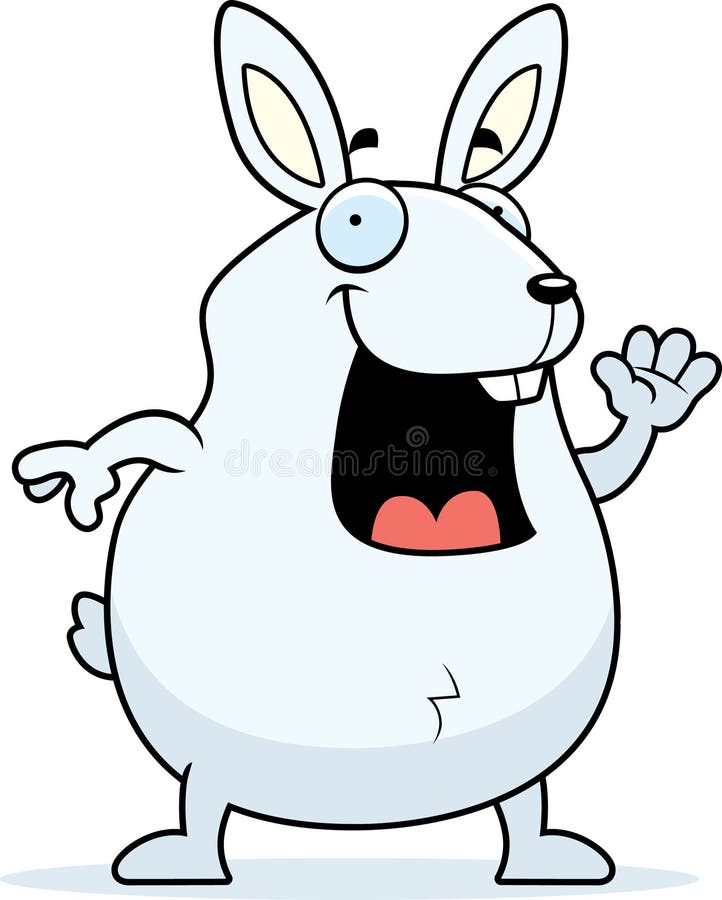 Rabbit Waving stock vector. Illustration of rabbit, bunny - 10407623