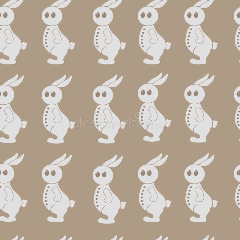Rabbits stock vector. Illustration of seamless, rabbit - 62638922