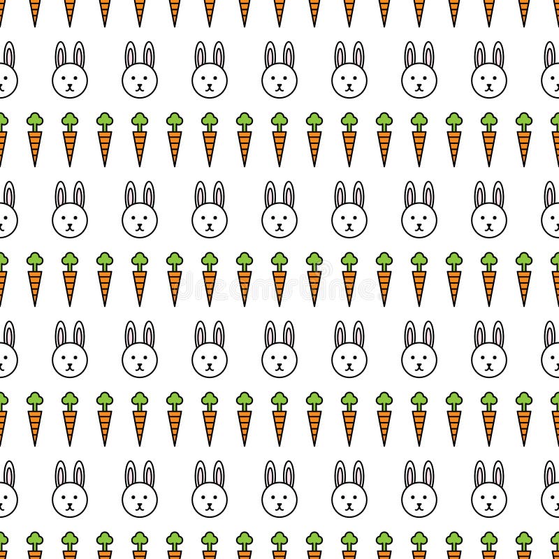 Rabbits seamless pattern stock vector. Illustration of repeat - 70242071