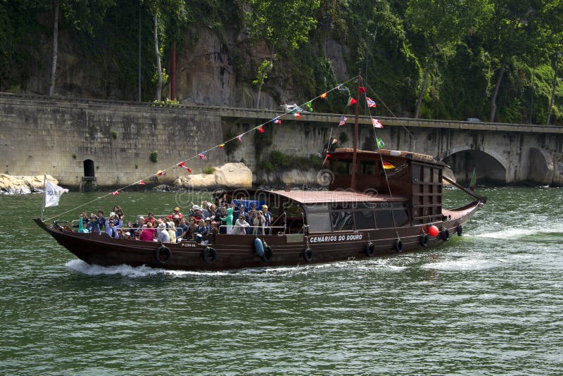 The Rabelo Boat in Porto Portugal Editorial Stock Photo - Image of ...