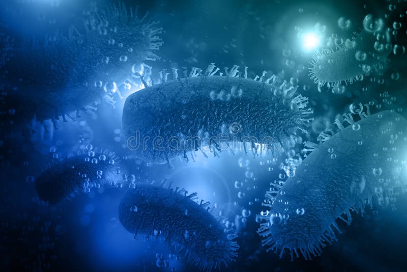 Rabies Virus 3D Illustration Stock Illustration - Illustration of ...