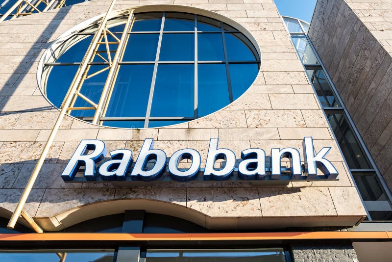 Rabobank logo editorial stock image. Image of emblem - 121593729