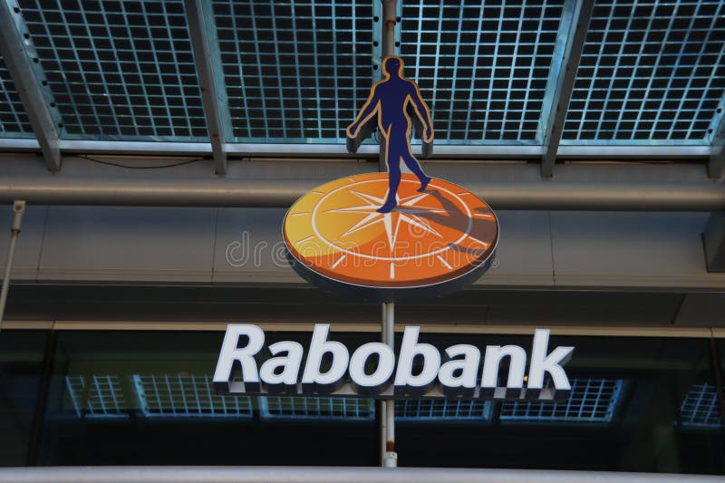 Rabobank Logo on the Head Office in Utrecht Editorial Photography ...