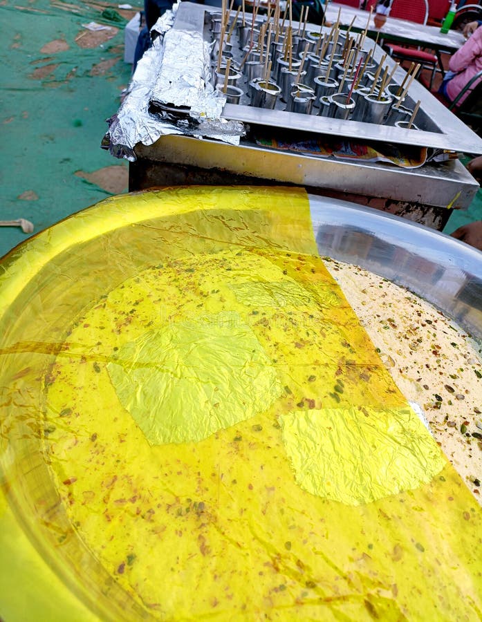 Rabri for Sale at the Street of India Stock Image - Image of spice ...