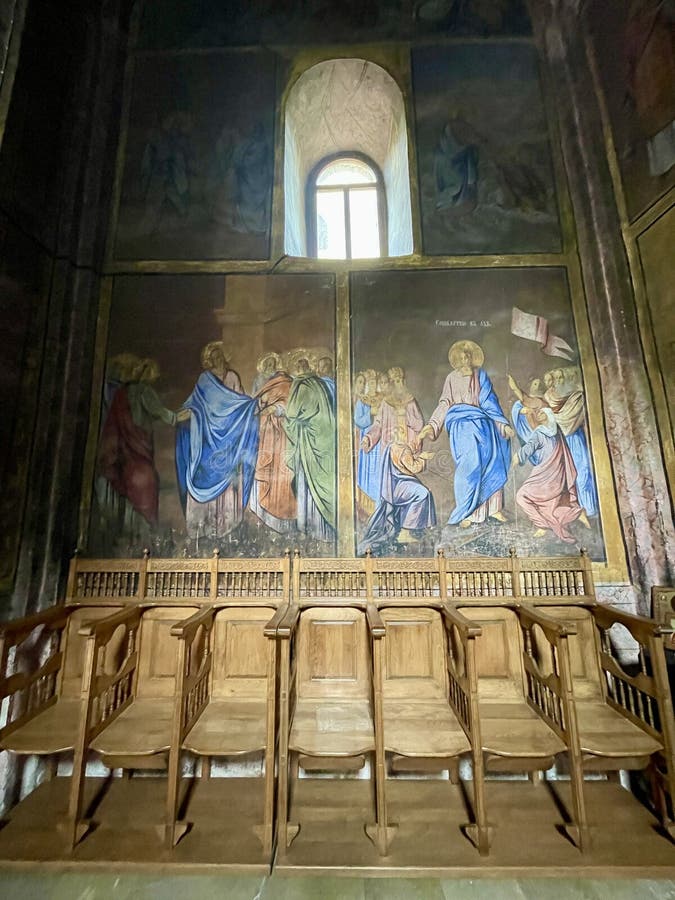 Raca Monastery Interior in Serbia Editorial Photography - Image of ...