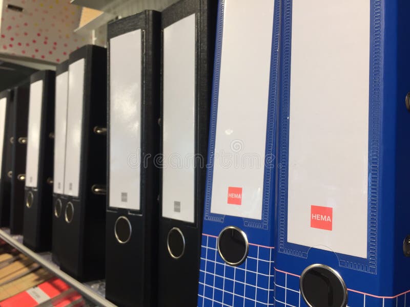 Raccoglitori da vendere fotografia editoriale. Immagine di contabilità ...