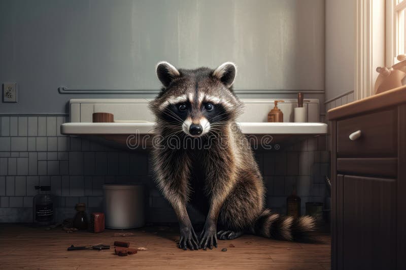 Raccoon Fabulous. AI Generated Stock Illustration - Illustration of ...