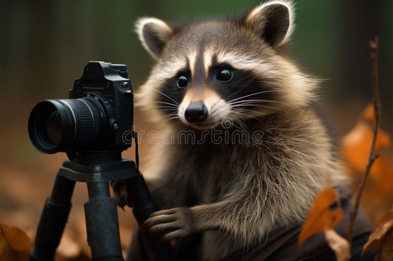 Raccoon Shutterbug Stock Illustrations – 1 Raccoon Shutterbug Stock ...