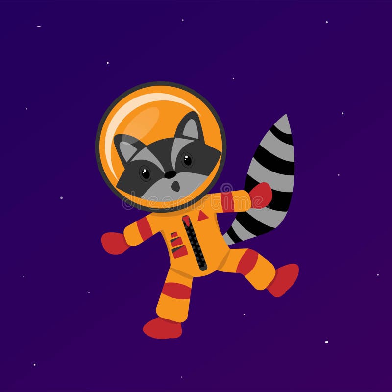 Raccoon in space stock vector. Illustration of colorful - 93755928 Raccoon in space stock vector. Illustration of colorful - 93755928