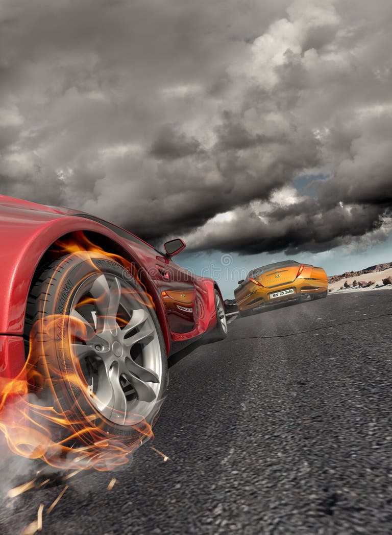 Race Car Burnout Stock Illustrations – 954 Race Car Burnout Stock ...