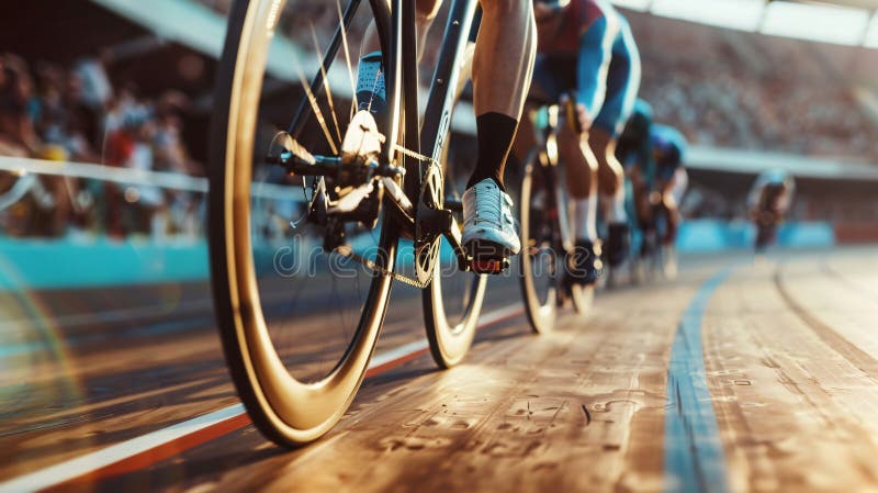 A Race Against Time on the Track Stock Image - Image of competing ...