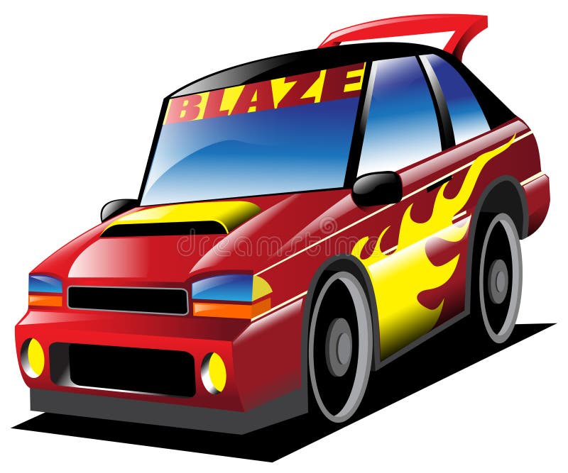 Drift Car Vector 1 stock photo. Illustration of vector - 168962288