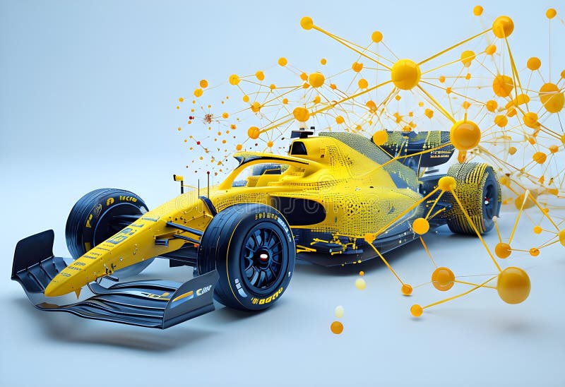 Race Car, Breaking into Pixels and Data Points, Morphing into a Network ...