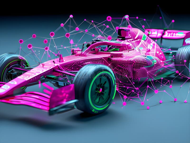 Race Car, Breaking into Pixels and Data Points, Morphing into a Network ...